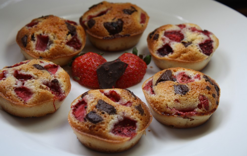 Financier fraises & chocolat framboise CEMOI – Les délices de Letiss